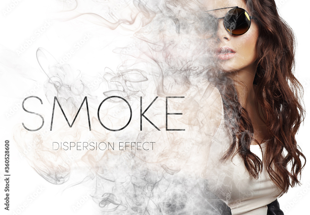 Smoke Dispersion Effect Stock Template | Adobe Stock