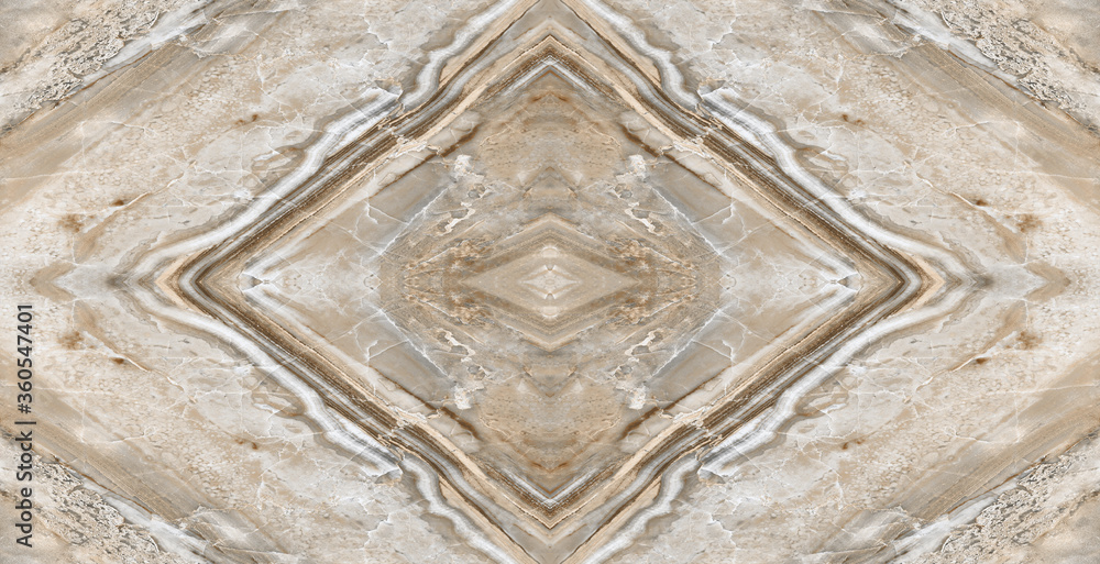 Natural Stone Book Match Marble Texture With Glossy Surface Background ...