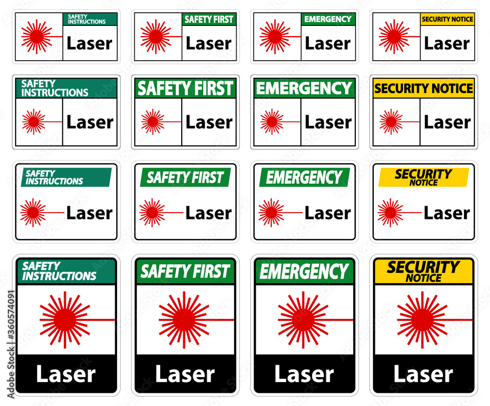 Laser Symbol Sign Symbol Sign Isolate on transparent Background,Vector ...