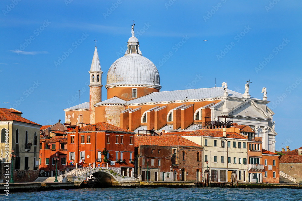 Basilica del Santissimo Redentore on Giudecca island in Venice, Italy ...