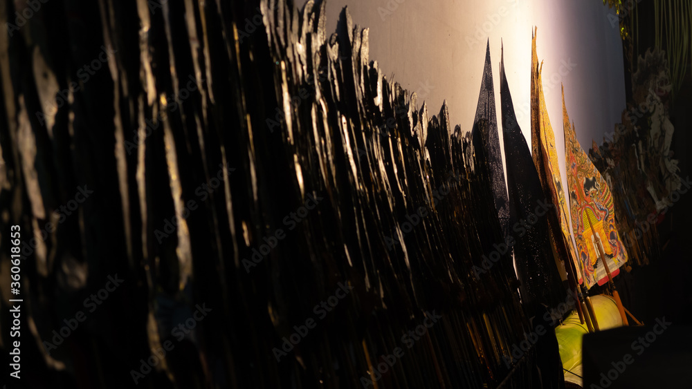 Wayang Gunungan or Tree of Life at puppet show Stock Photo | Adobe Stock