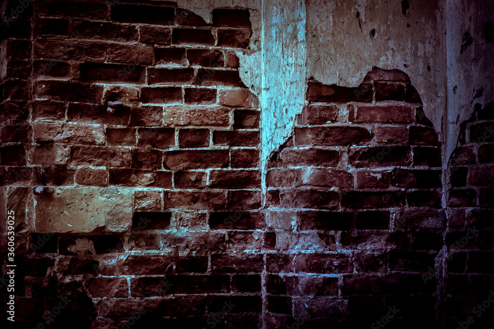 Horrible mystical horror abstract frightening dark background to ...