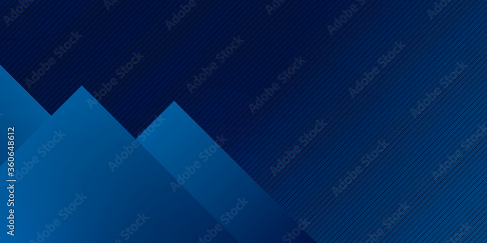 Dark modern blue presentation background with abstract graphic elements ...