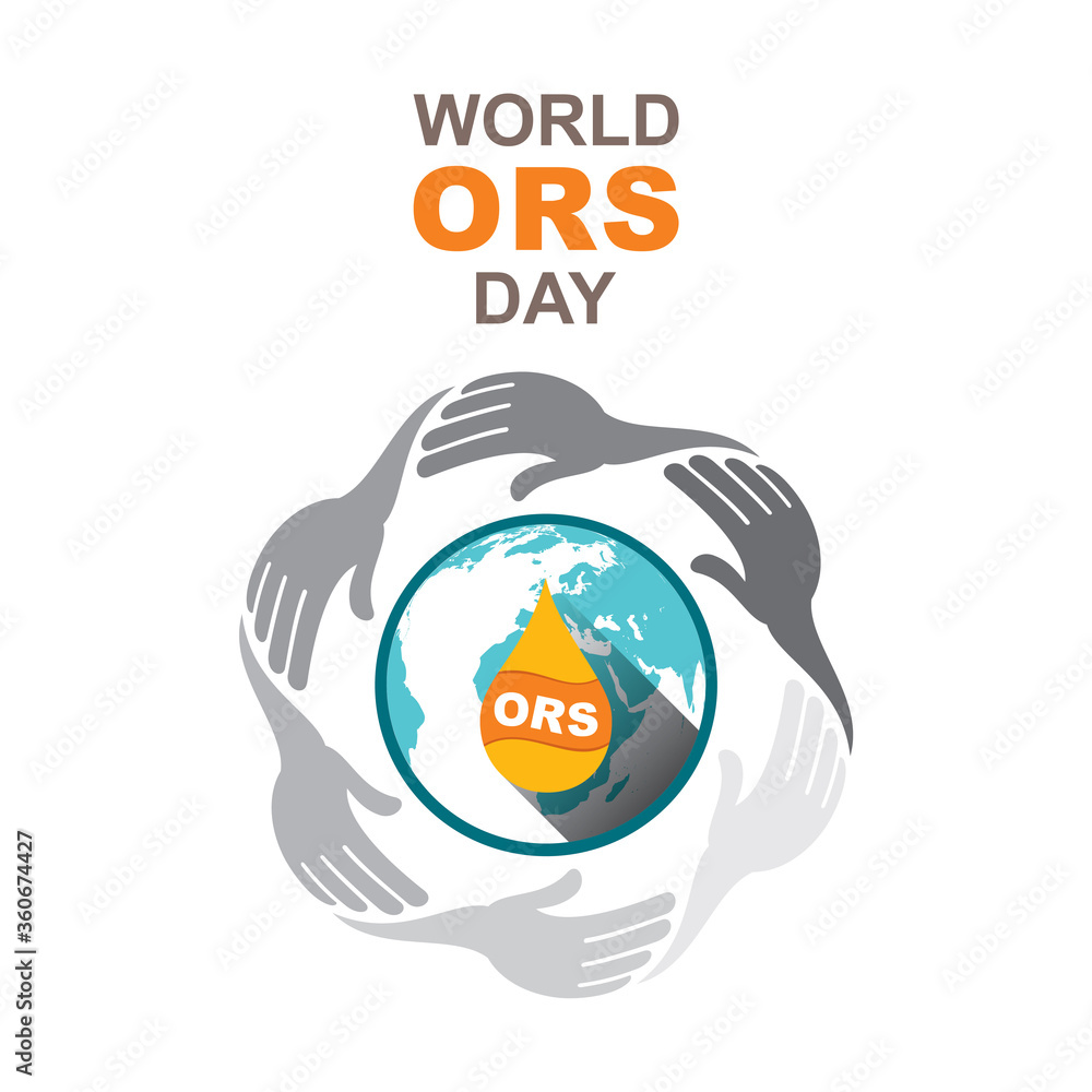 world ORS day poster design Stock Vector | Adobe Stock