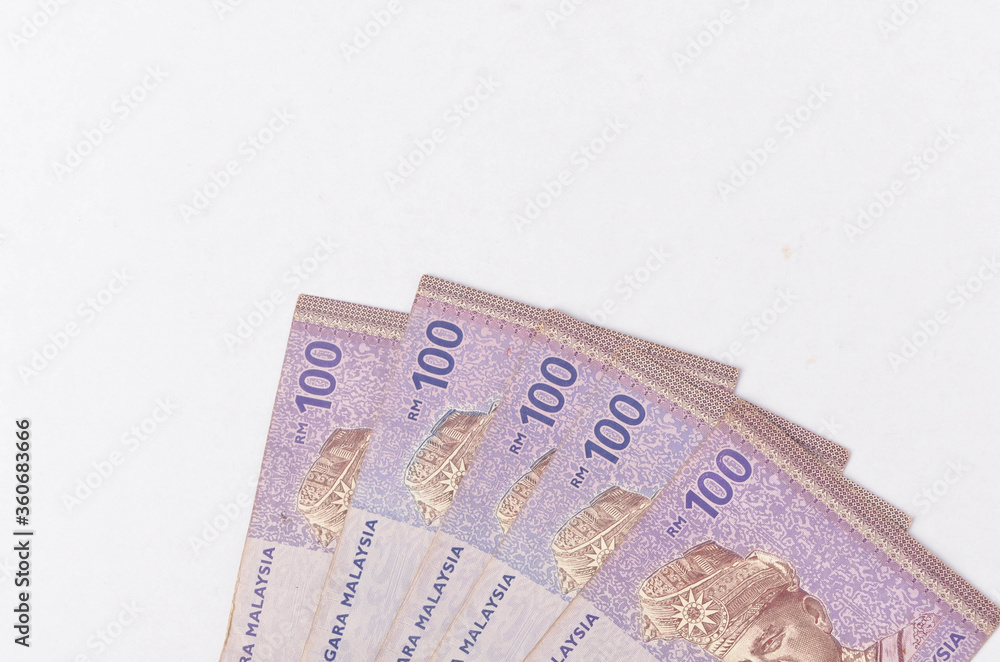 Malaysia Currency (MYR) Ringgit Malaysia bank note. Close up on money ...