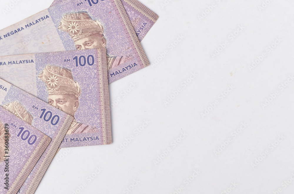 Malaysia Currency (MYR) Ringgit Malaysia bank note. Close up on money showing the first of ...