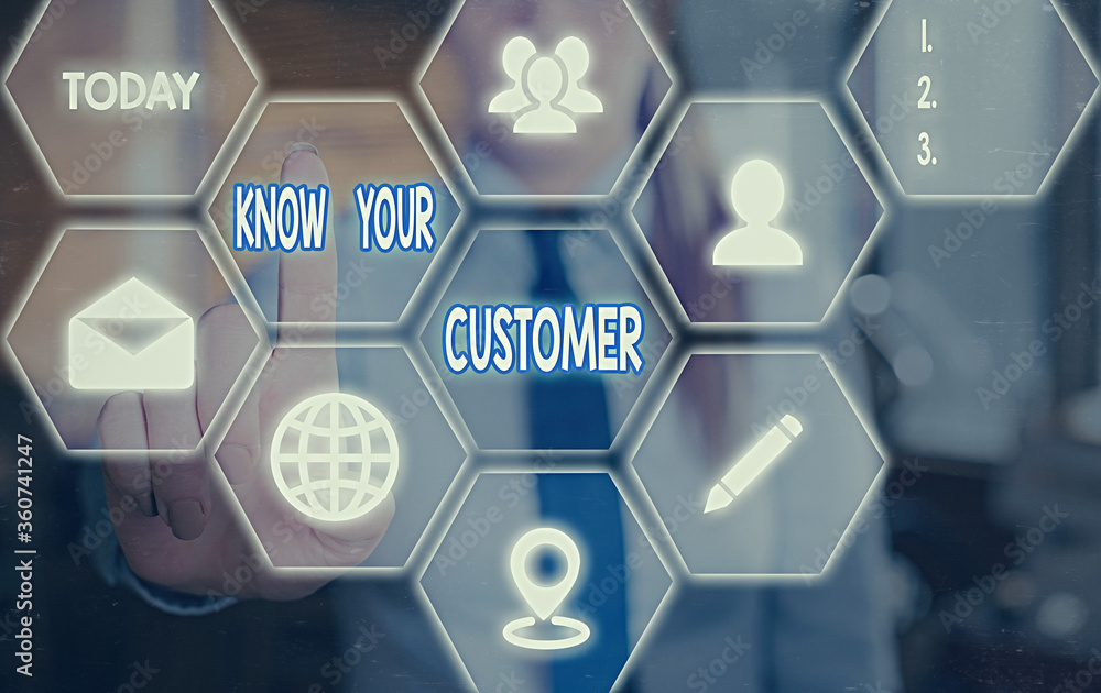 Handwriting text Know Your Customer. Conceptual photo The idea of ...