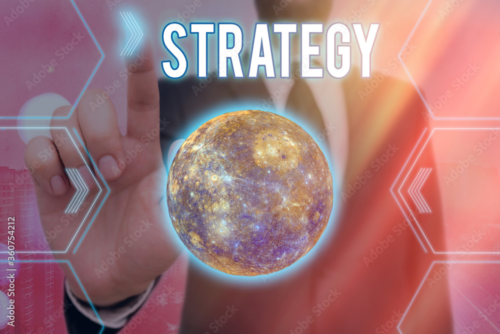 Handwriting text writing Strategy. Conceptual photo action plan or ...