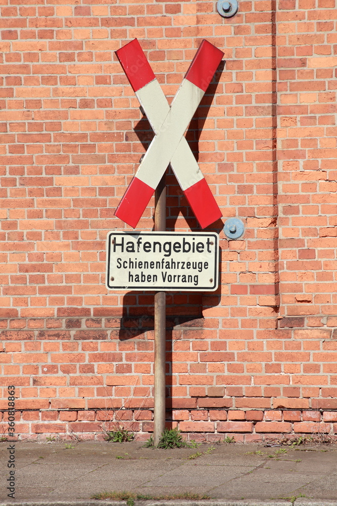 Vor Einem Bahnubergang