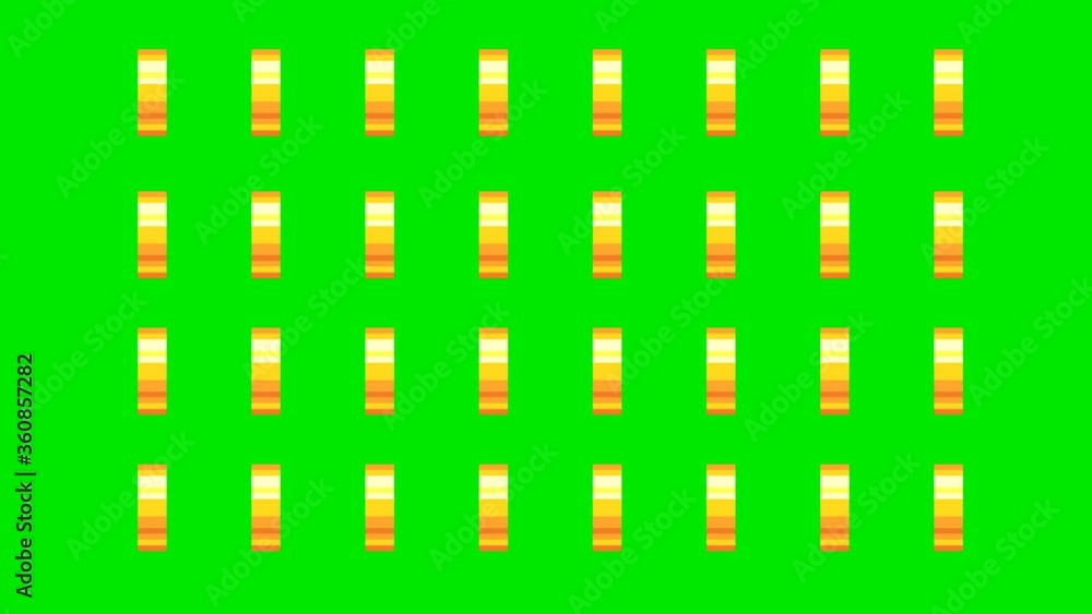 Animated 8 bit rotating coins. Animation, pixel art, motion graphics ...