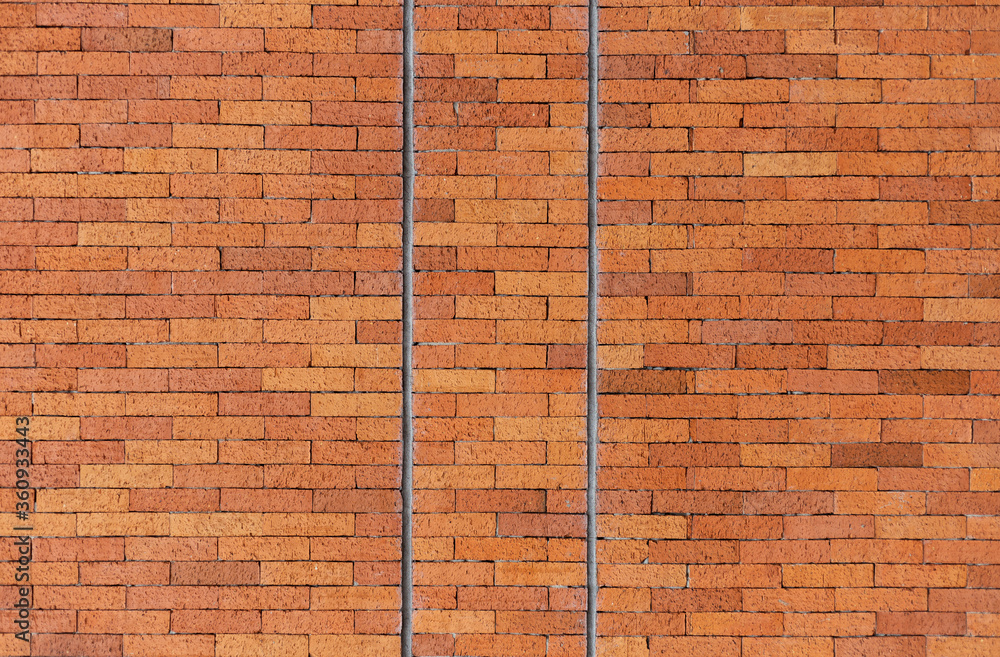 Brick construction background for buildings in Latin America. Stock ...