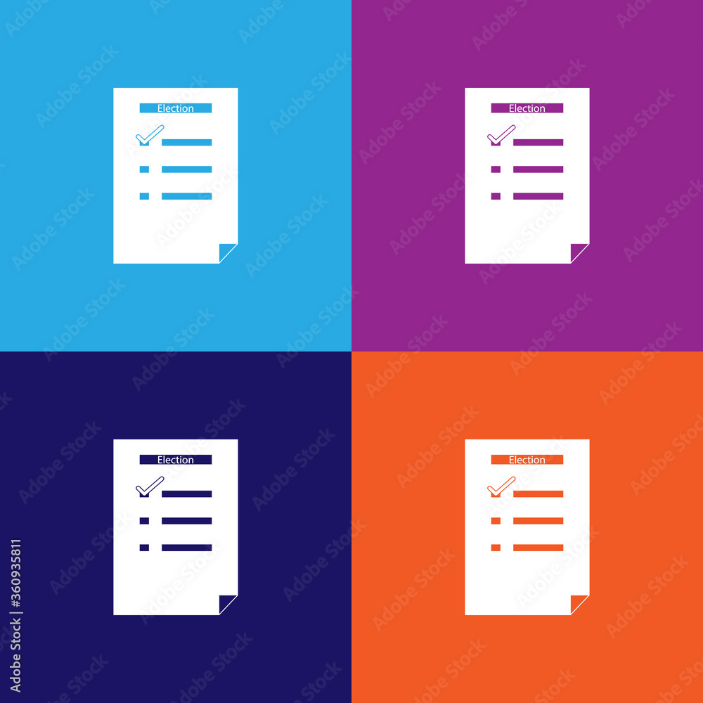 list of elections icon. Election element icon. Premium quality graphic ...