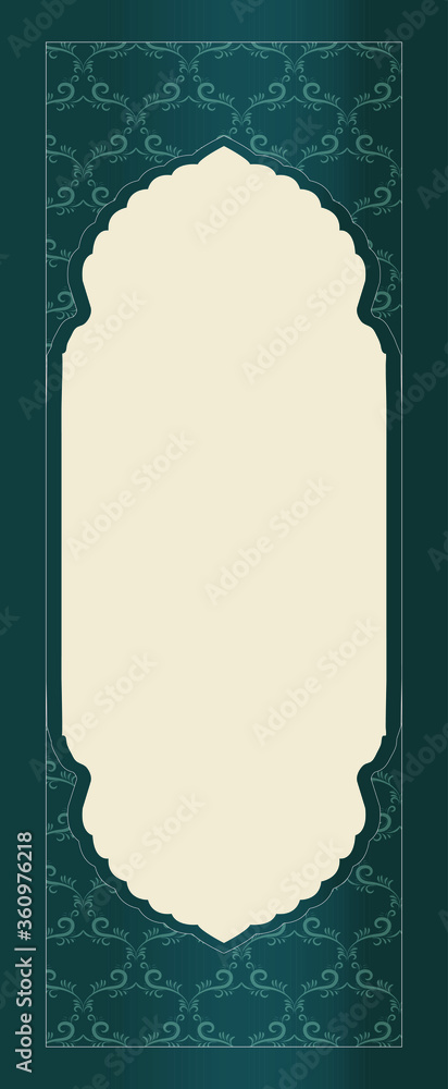 Islamic Brochure design Arabic Pattern for posters/flyers/banners Stock ...