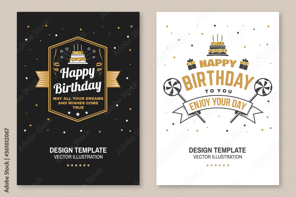 Happy Birthday to you. May all your dreams and wishes come true. Stamp ...