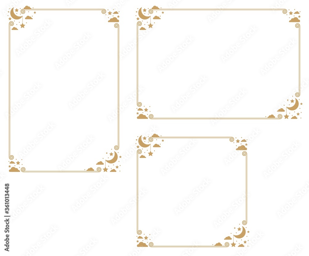 Night Sky Theme Background. A frame that gave a change in size to the ...