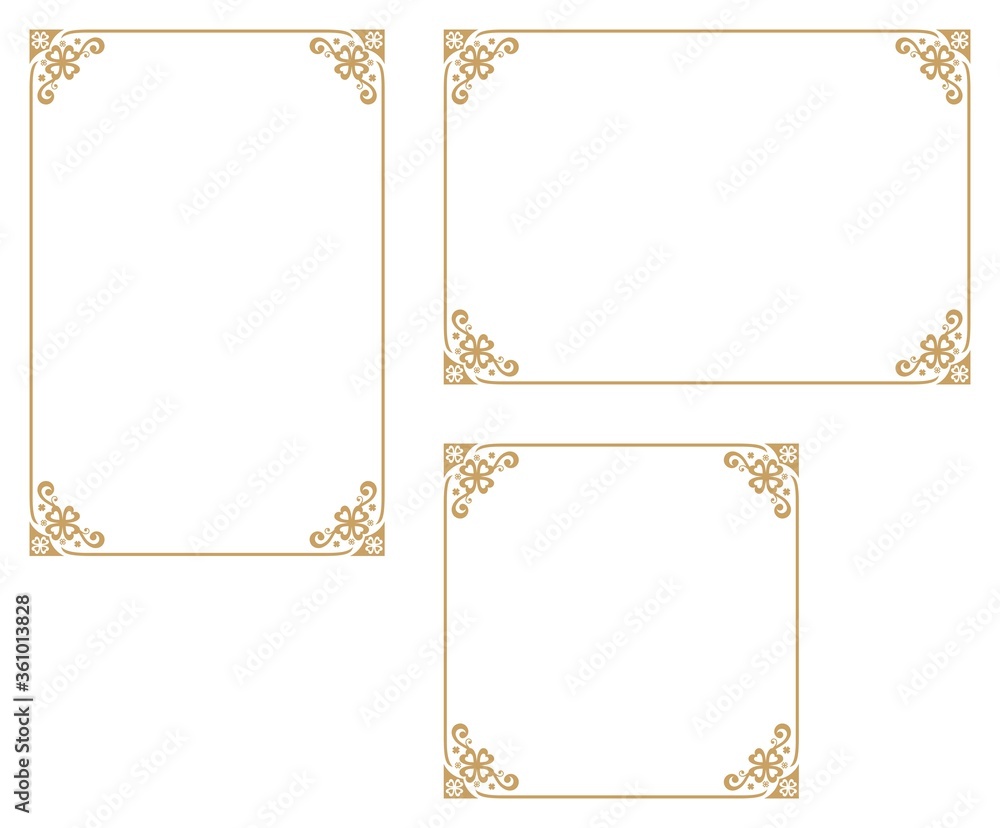 four-leaf clover-themed background. A frame that gave a change in size ...