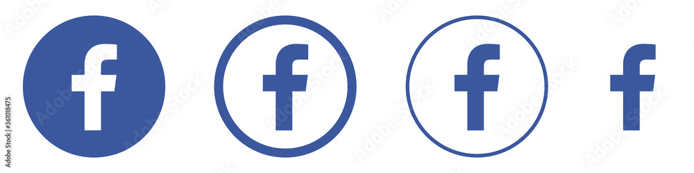 Facebook Icon Flat Design