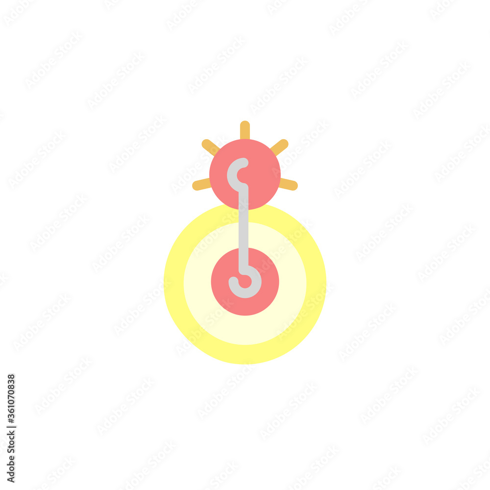 Cell, coronavirus icon. Simple color vector elements of viral pandemic ...