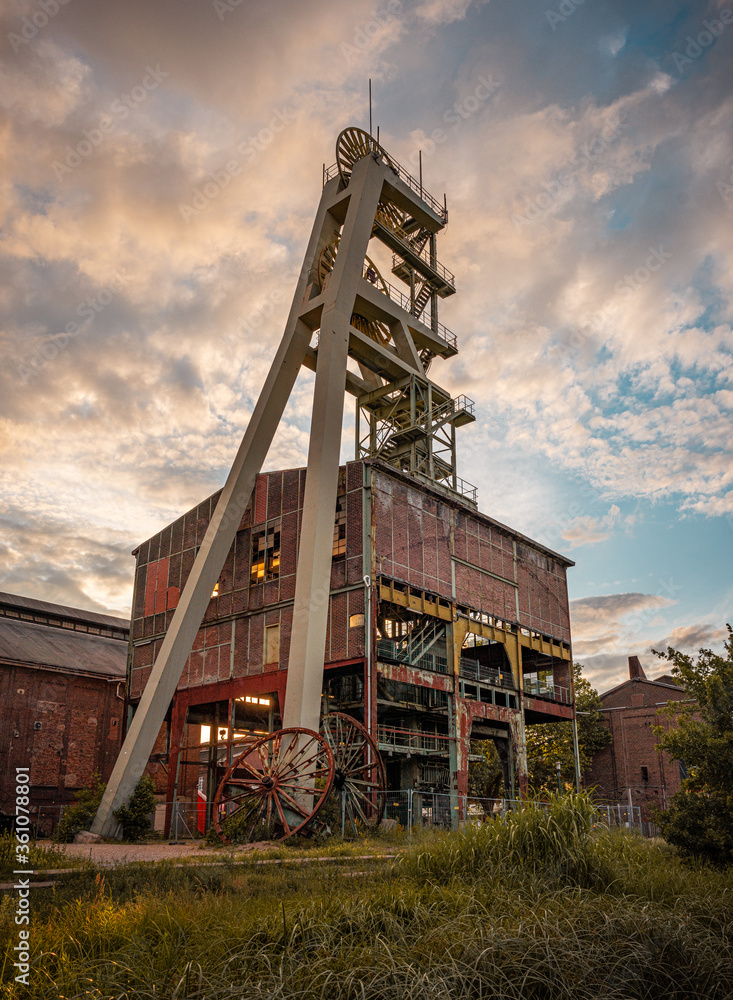 Zeche im Ruhrgebiet Stock Photo | Adobe Stock