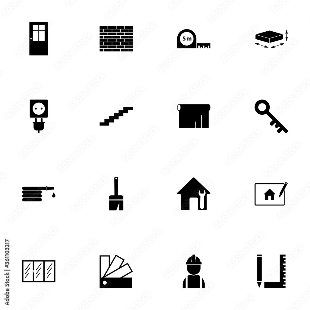 Building House icon - Expand to any size - Change to any colour ...