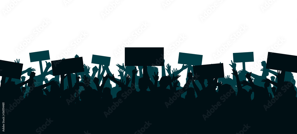 People On Strike Silhouette