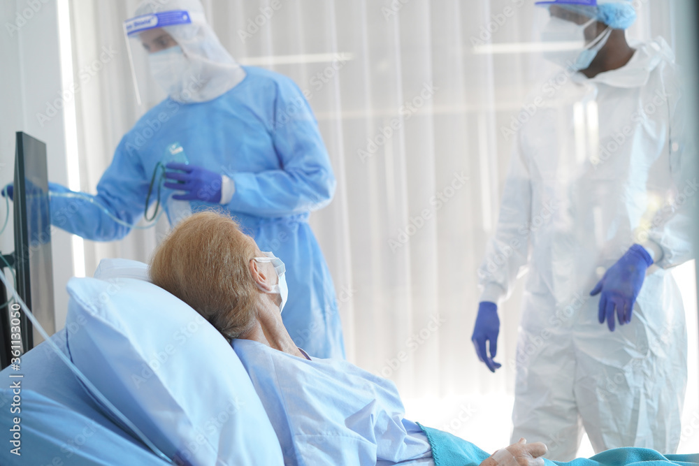 covid 19 coronavirus disease control experts and doctor treating ...