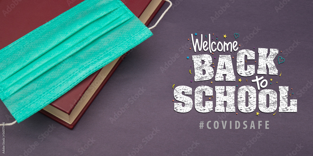 Welcome Back to School sign after Corona Pandemic sign - Covid Safe ...