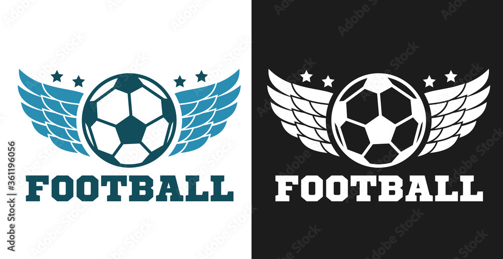 Logo, badge or label for football sport. Design templates emblem for ...