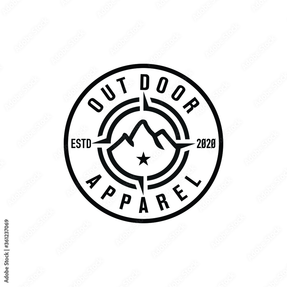 Logo outdoor design inspirations Stock Vector | Adobe Stock