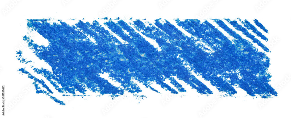 rectangle filled with blue crayons with a pastel texture dry. Diagonal ...