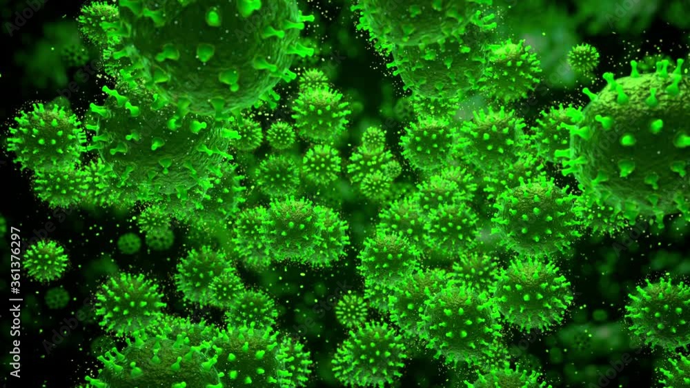 Virus. Microbes background. Allergy bacteria microorganism microbiology ...