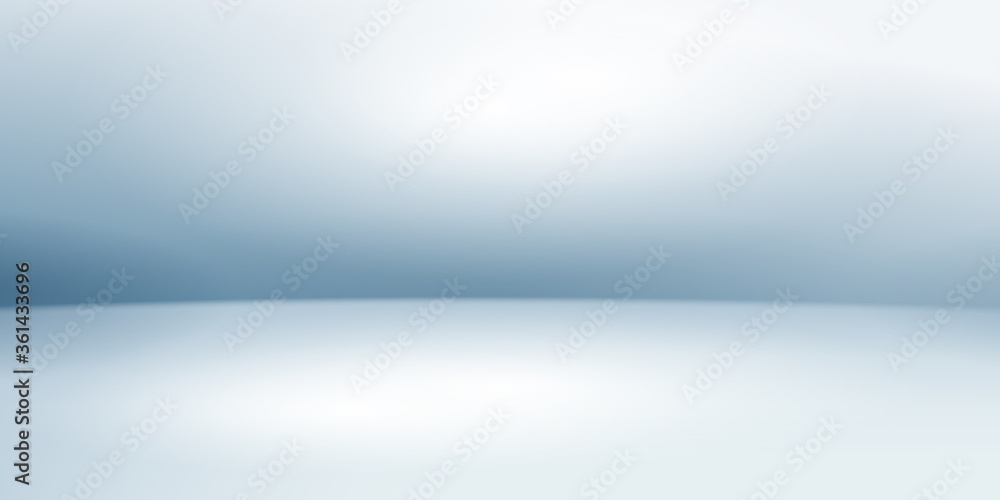Empty studio background with soft lighting in light blue colors Stock ...