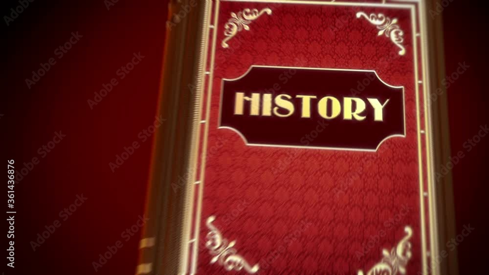 Book old opening history story, 3d animation motion graphics and mate ...