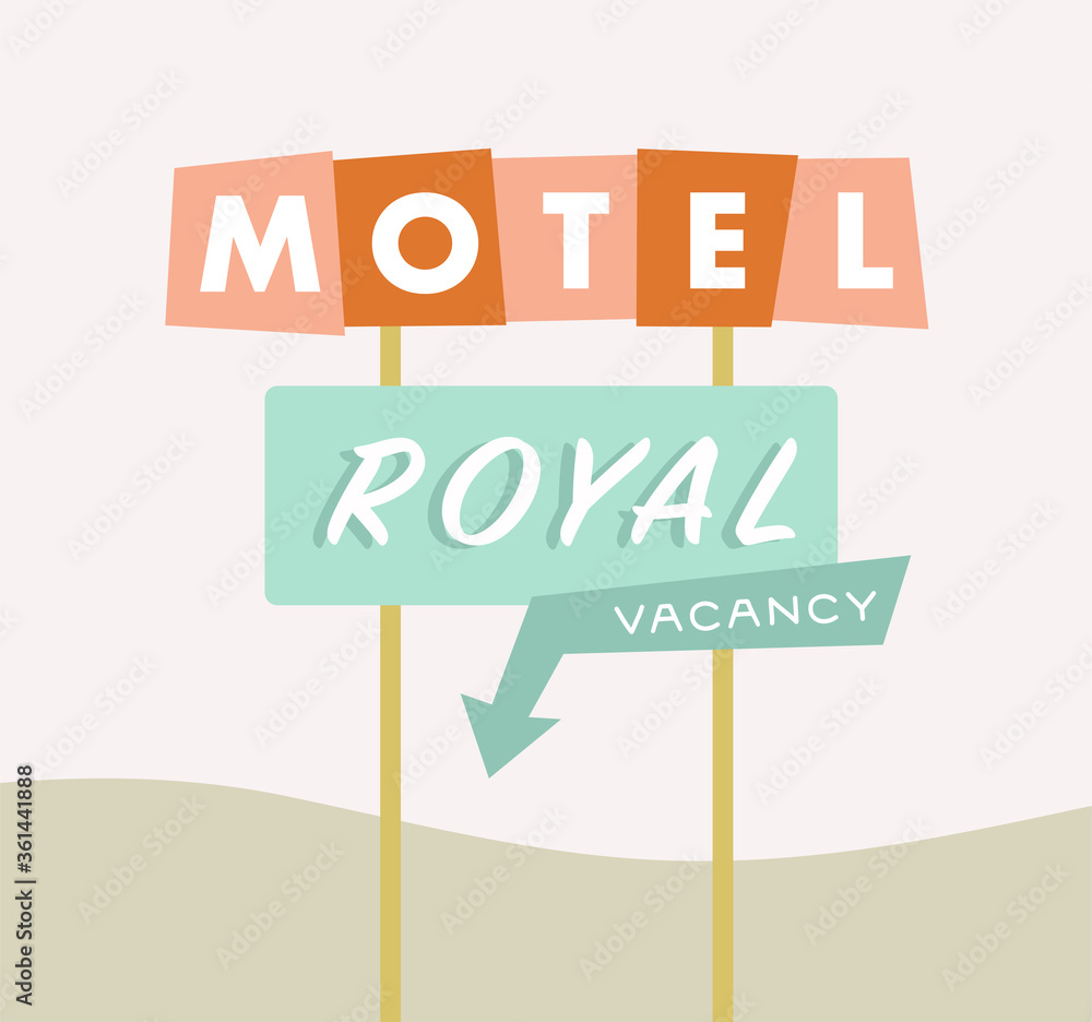 Motel Sign Clipart