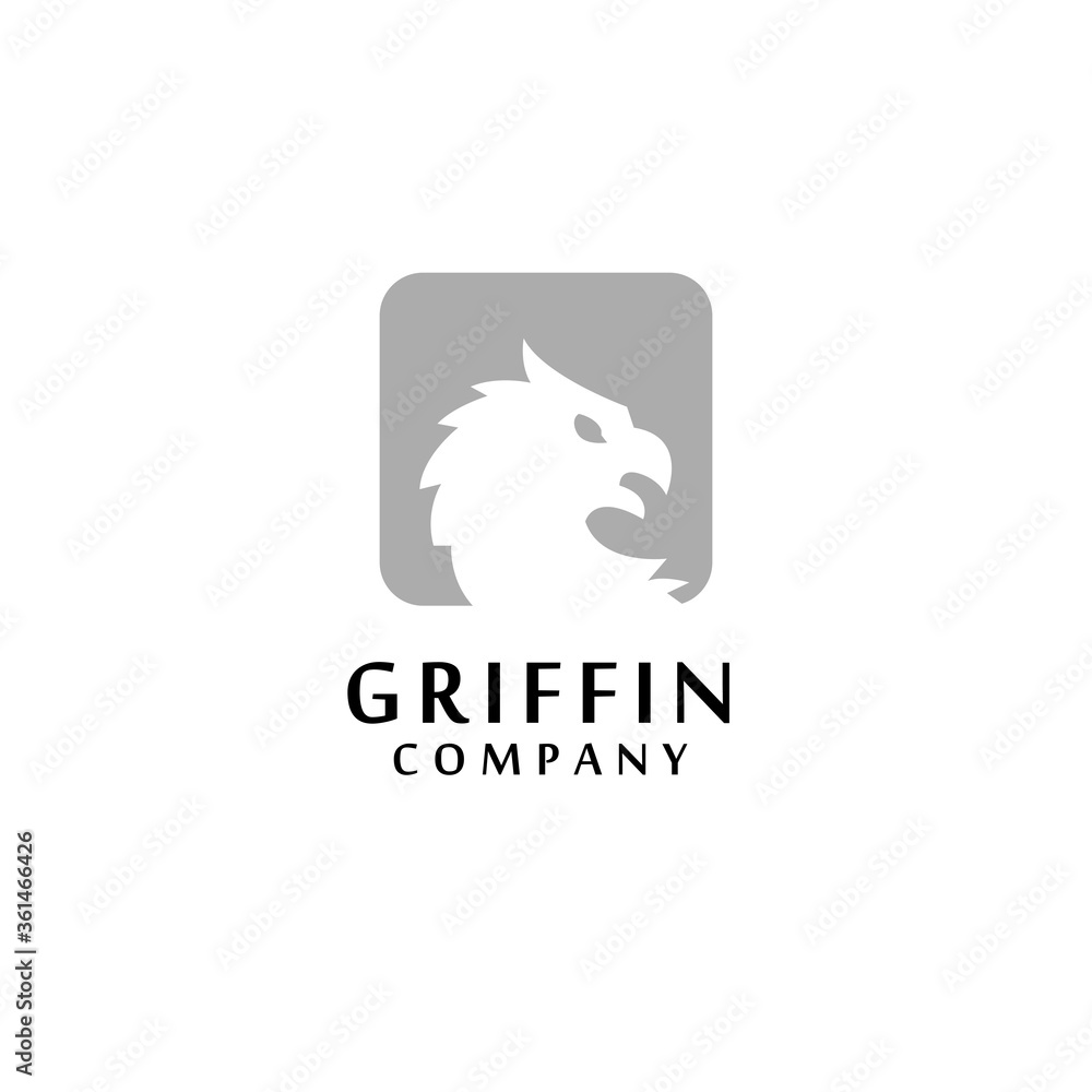griffin logo design vector inspiration Stock Vector | Adobe Stock