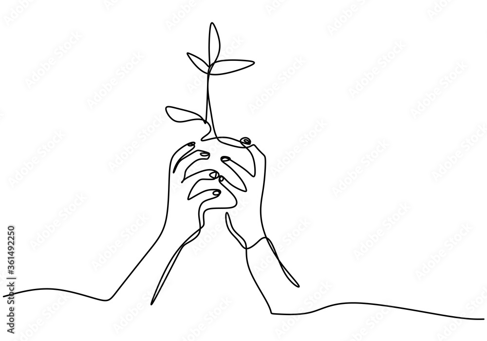 Growing Plant In Hand