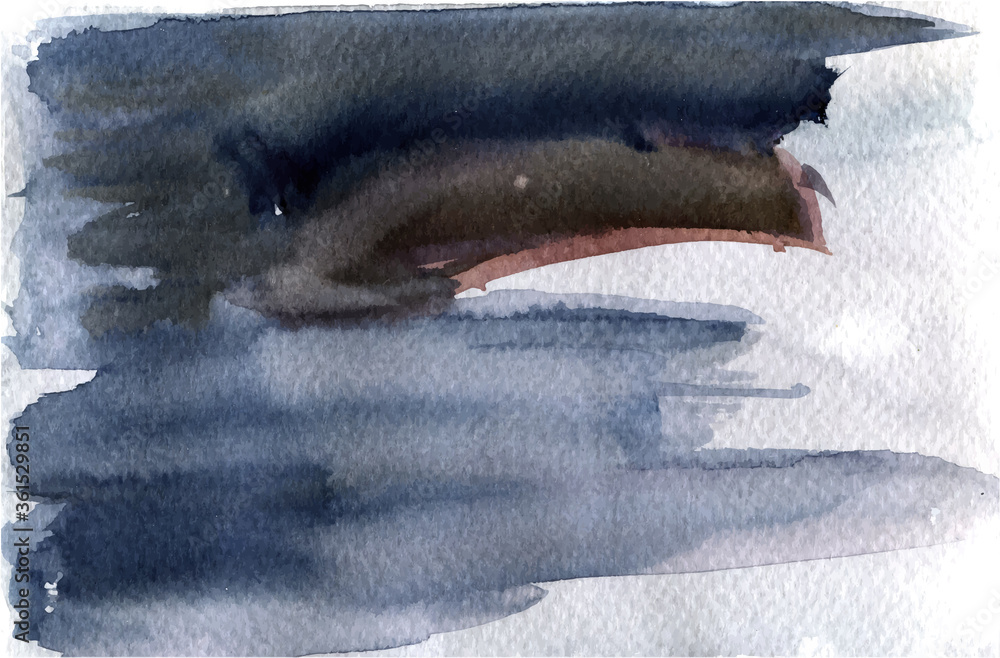 Vector watercolor hand drawn background. Paper texture background for ...