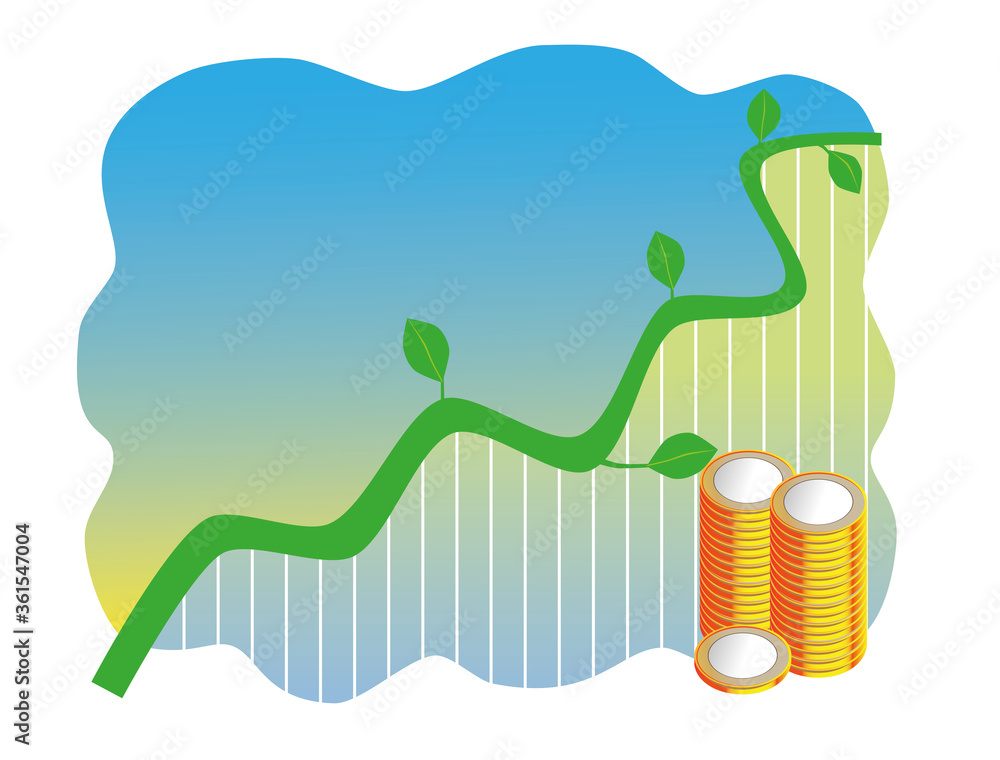 Economic and business template infographic design. can be used for ...