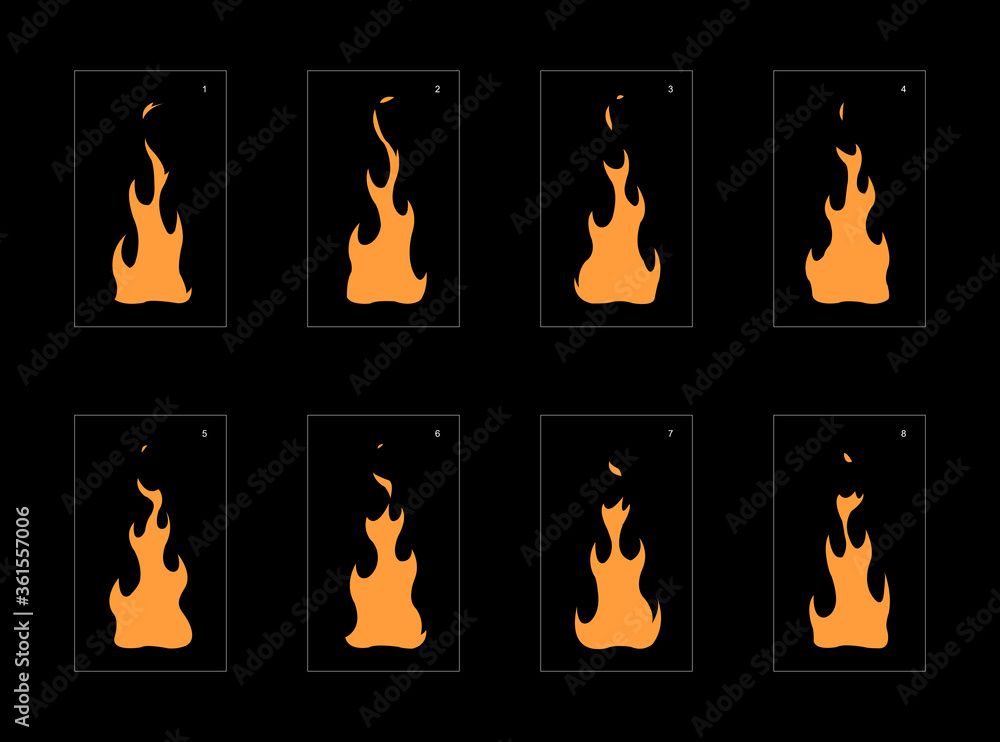 Vetor de Dust explosion effect. Explosion animation effect. Animation ...