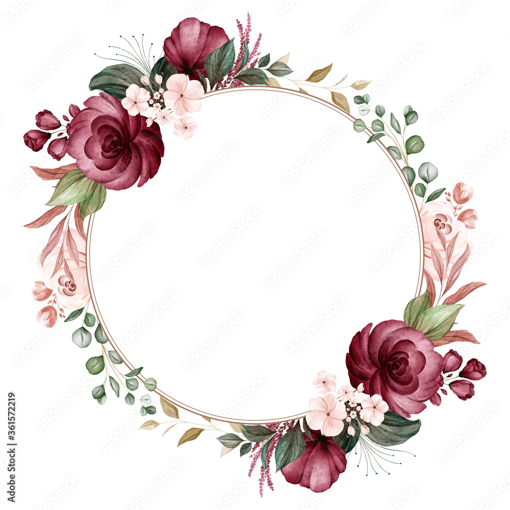 Rose Flower Frames Design