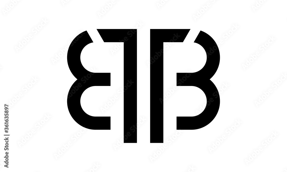 btb, btb logo, btb initial, btb black, icon, symbol Stock Vector ...