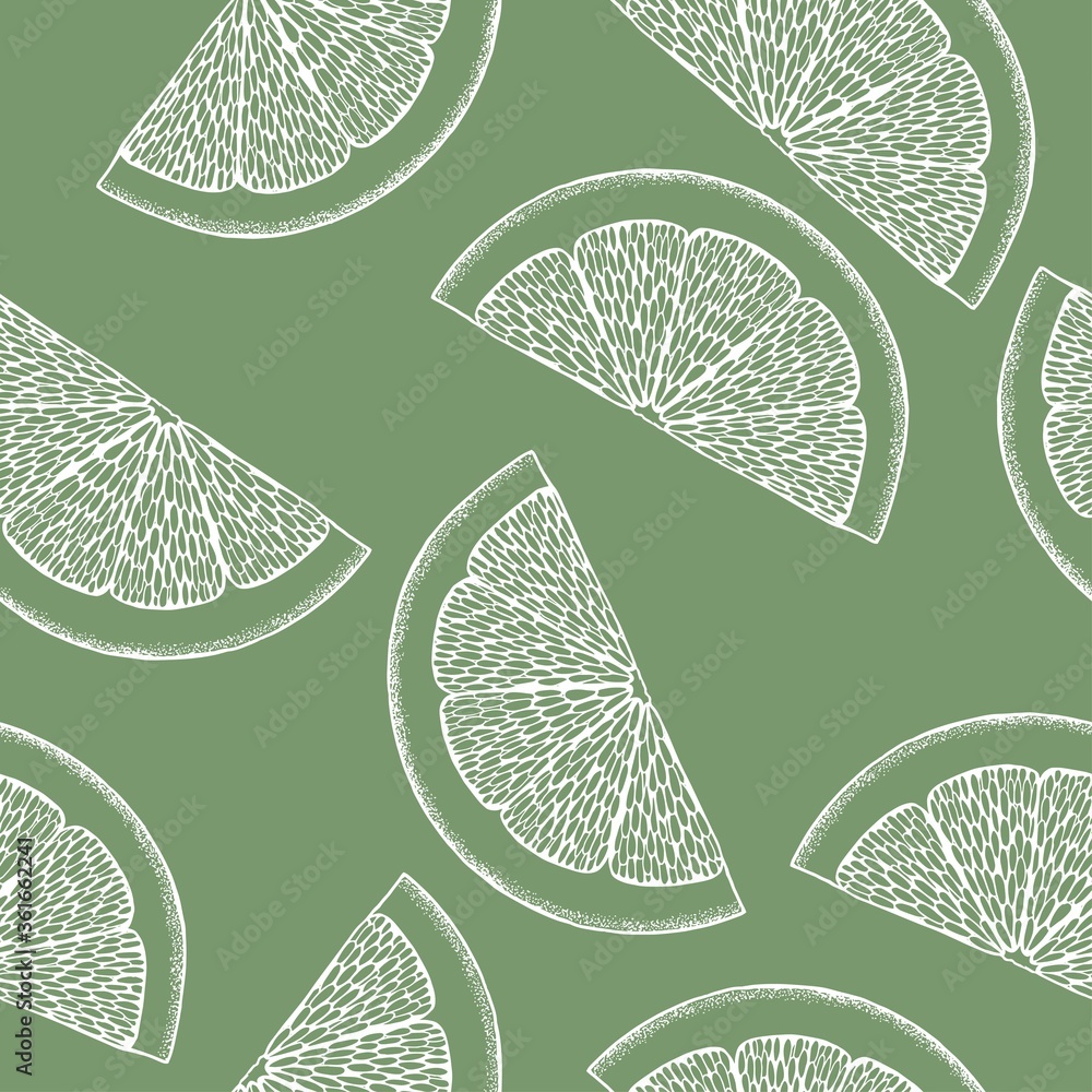 Green Lemon Vector