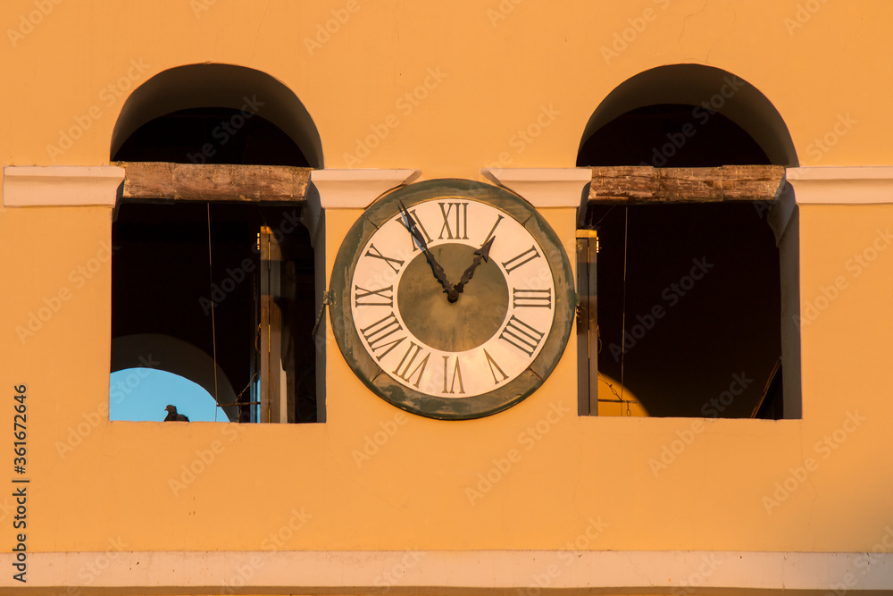Oldest public clock in latin america still working in Comayagua ...