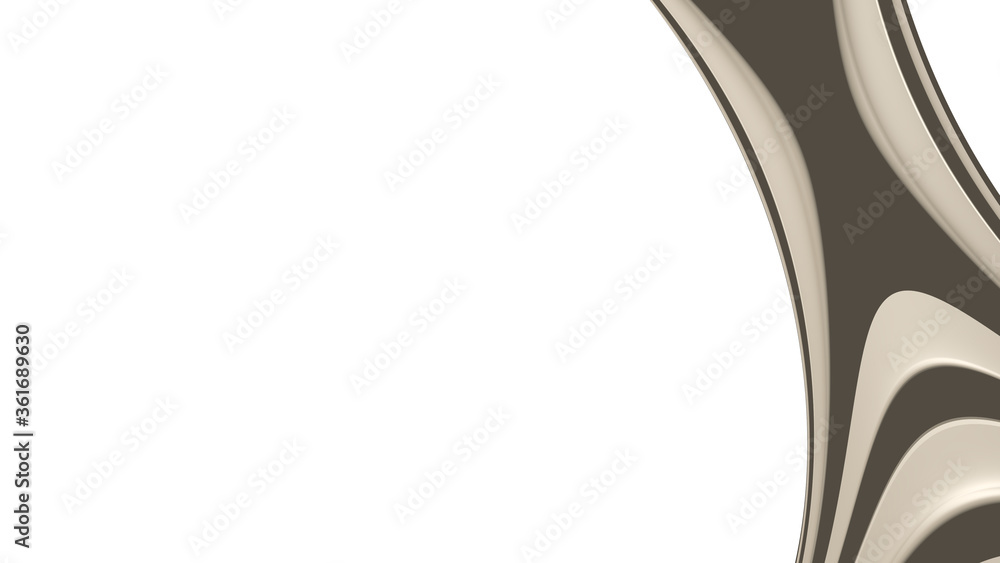 Colorful presentation background of tan on white made by 3D ...