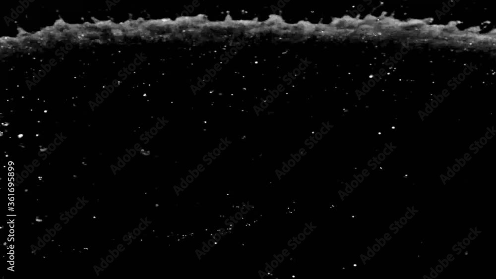 Water splash background 4k video in black png background. Stock-Video ...