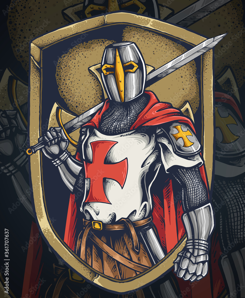 Templar Sword And Shield