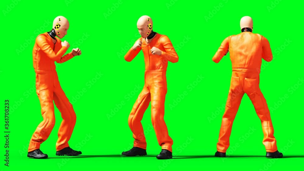 dummy animation. Test drive. Phisical motion blur. Realistic 4k ...