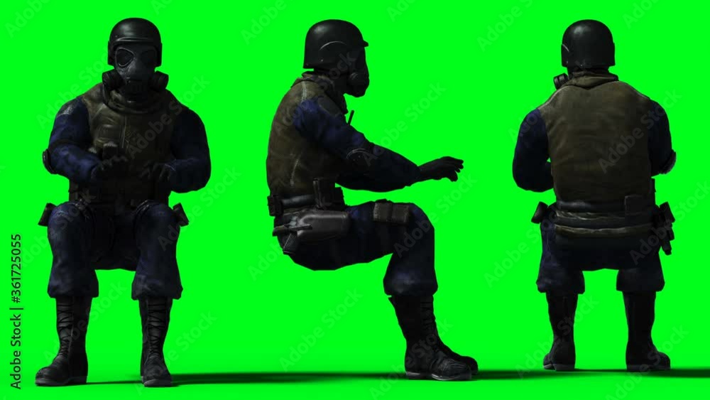 Military soldier animation. Phisical, motion, blur. Realistic 4k ...