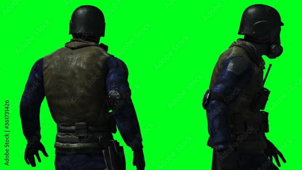 Military soldier animation. Phisical, motion, blur. Realistic 4k ...