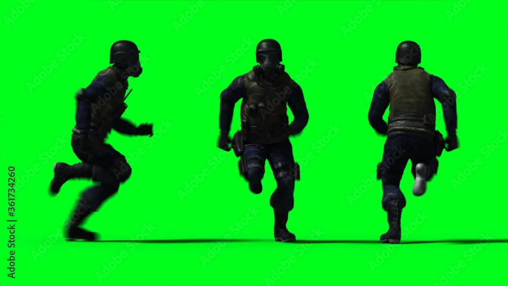 Military soldier animation. Phisical, motion, blur. Realistic 4k ...